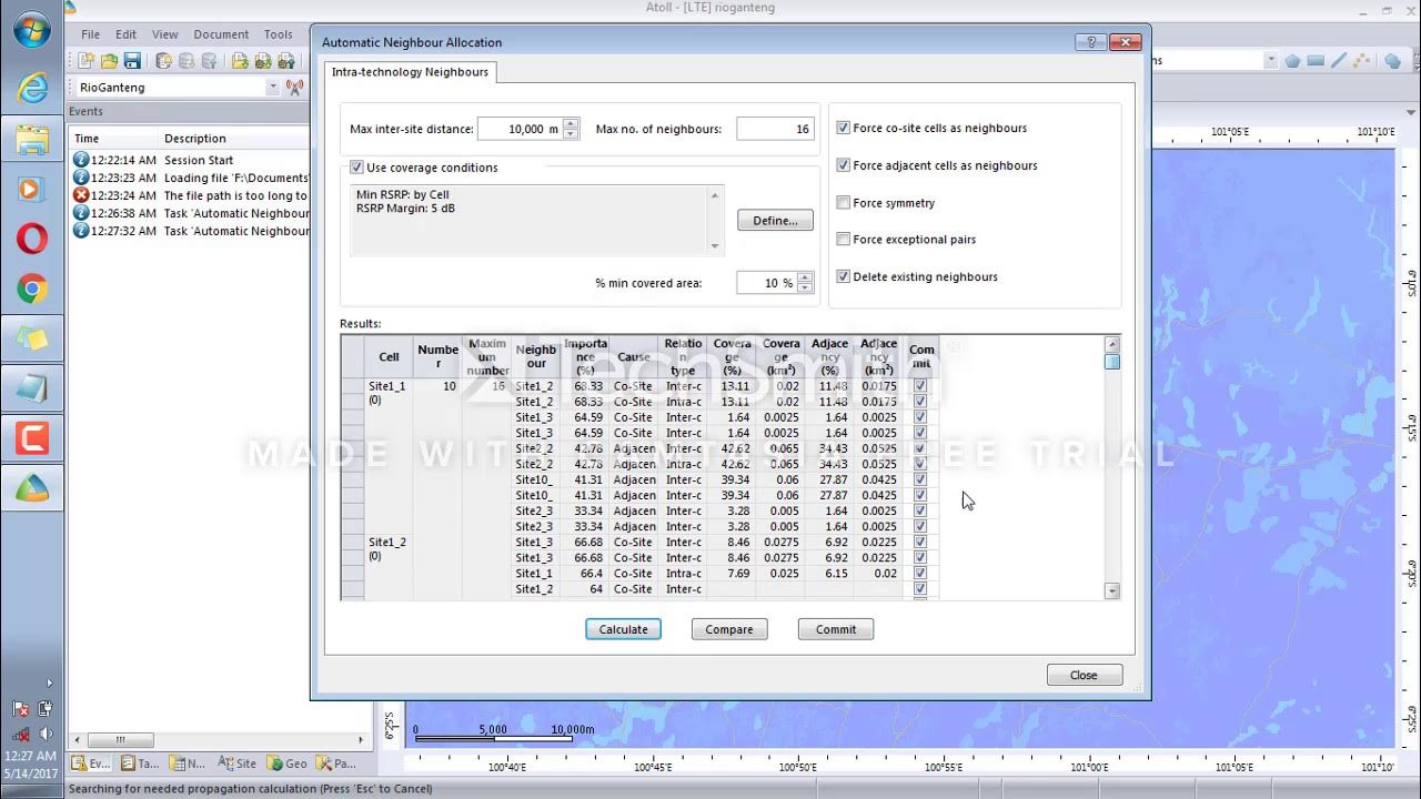 4G-LTE 1800 Mhz Capacity Network Planning using Atoll - YouTube