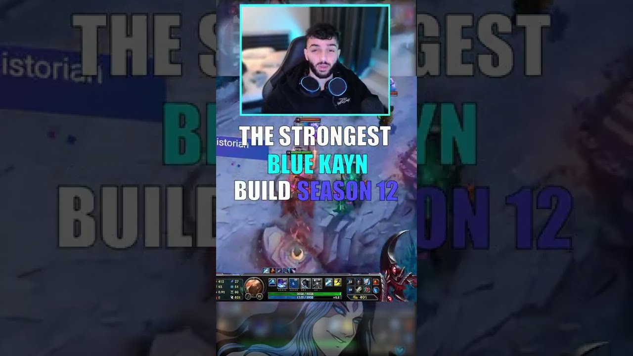 Best Blue Kayn Build S12 | High DMG + High CDR | How To Carry on Kayn☠️ ...