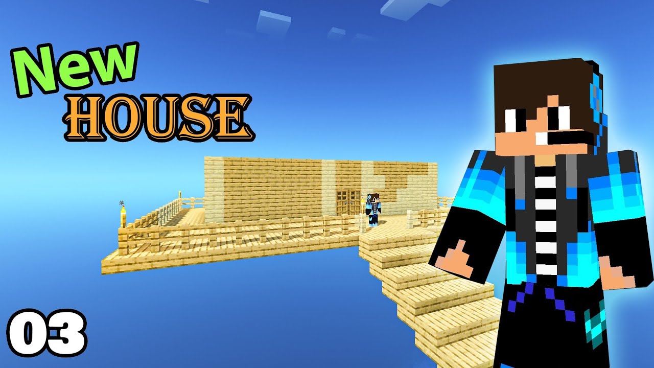 I Build A House In Minecraft One Block World। Part:03।Gamerz SehaN ...