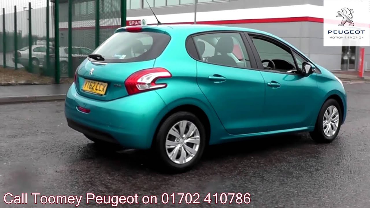 2013 Peugeot 208 Access+ 1.2l Oasis Blue Metallic YT62CCX for sale at ...