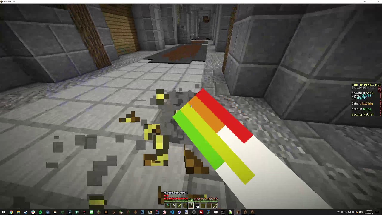 Pickaxe breaking - YouTube
