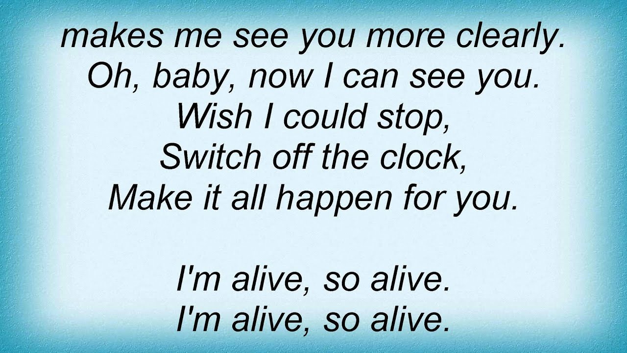 Love And Rockets - So Alive Lyrics - YouTube