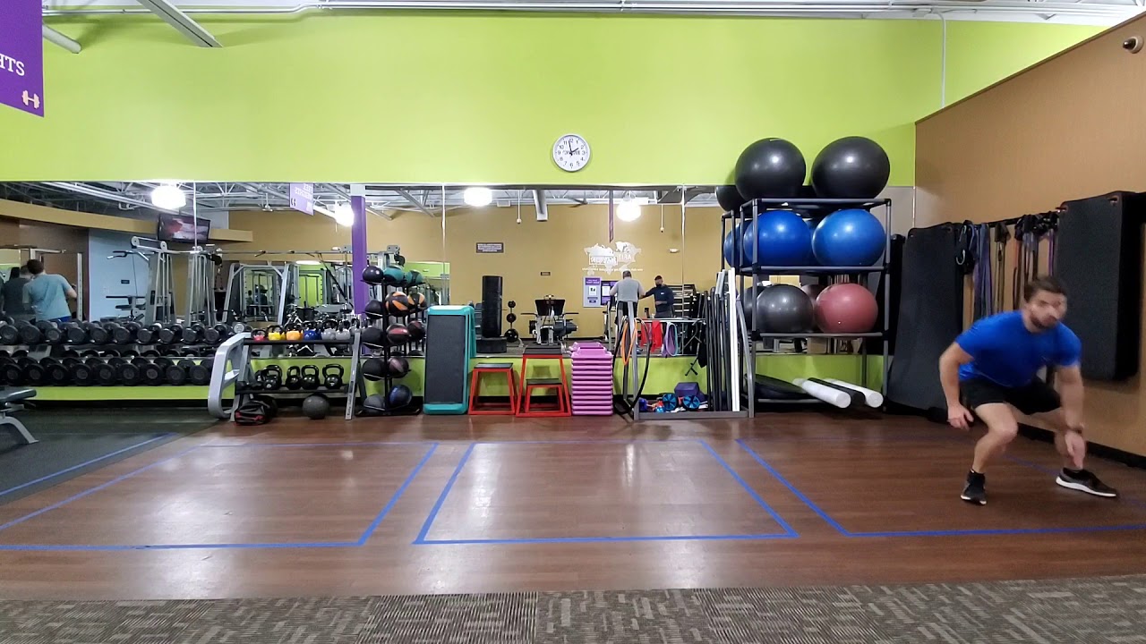 Side Shuffle w/Floor Touch Form - YouTube