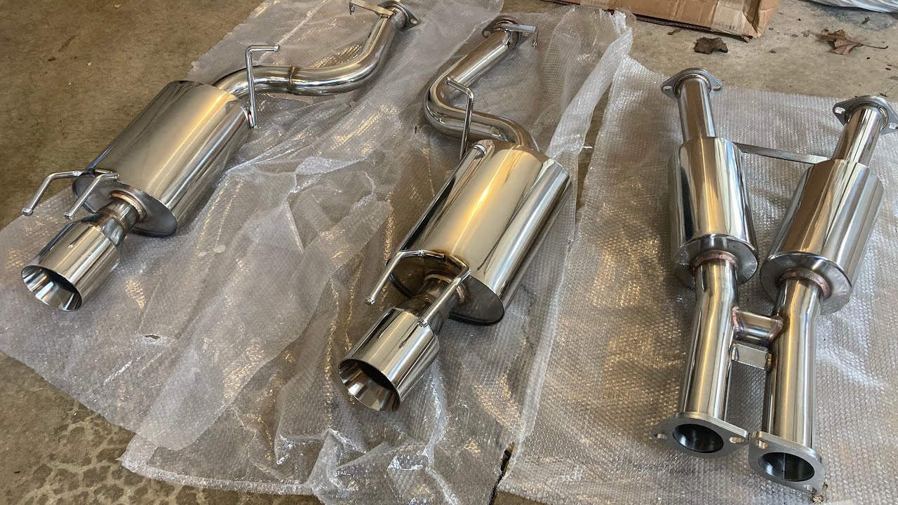300zx TopSpeed Pro-1 exhaust installation and sound - YouTube