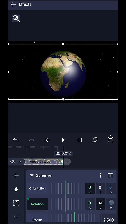 Rotating Earth animation 🌎 | Alight motion tutorial | #shorts #ytshorts #tutorial - YouTube