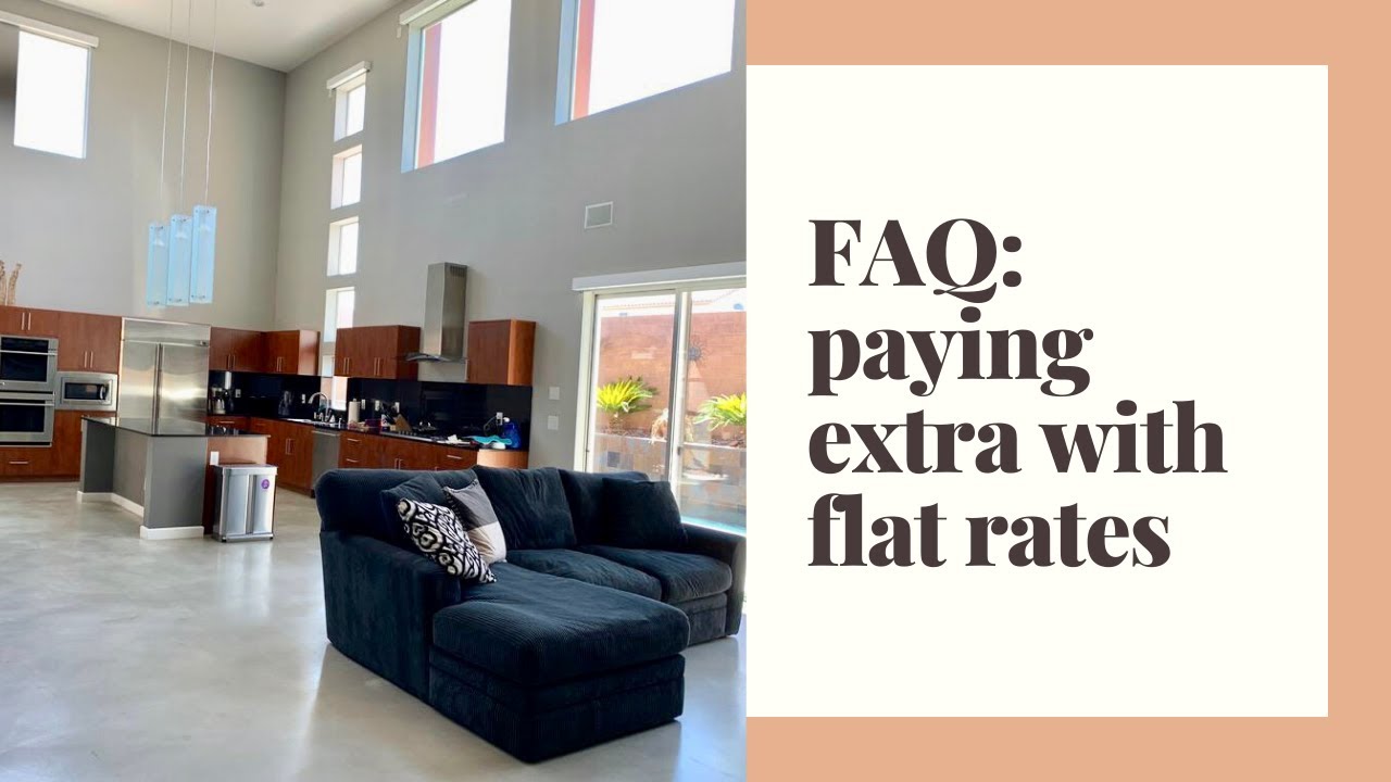 Paying extra with flat rates - YouTube