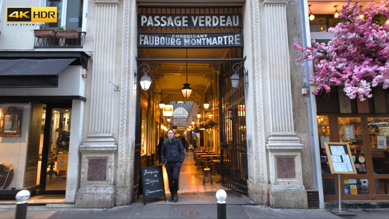 Paris Passage Verdeau 4K HDR - YouTube