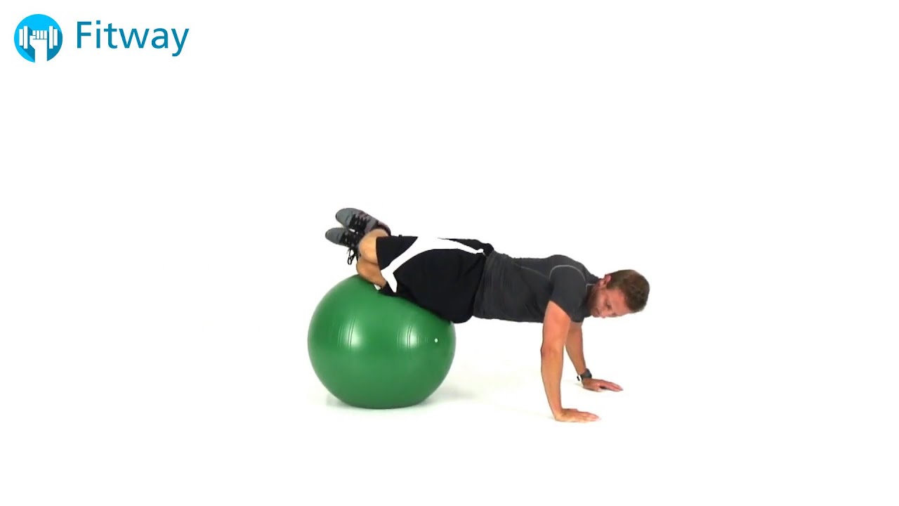 How To Do: Stability Ball Plank - Twist | Ab Workout Exercise - YouTube