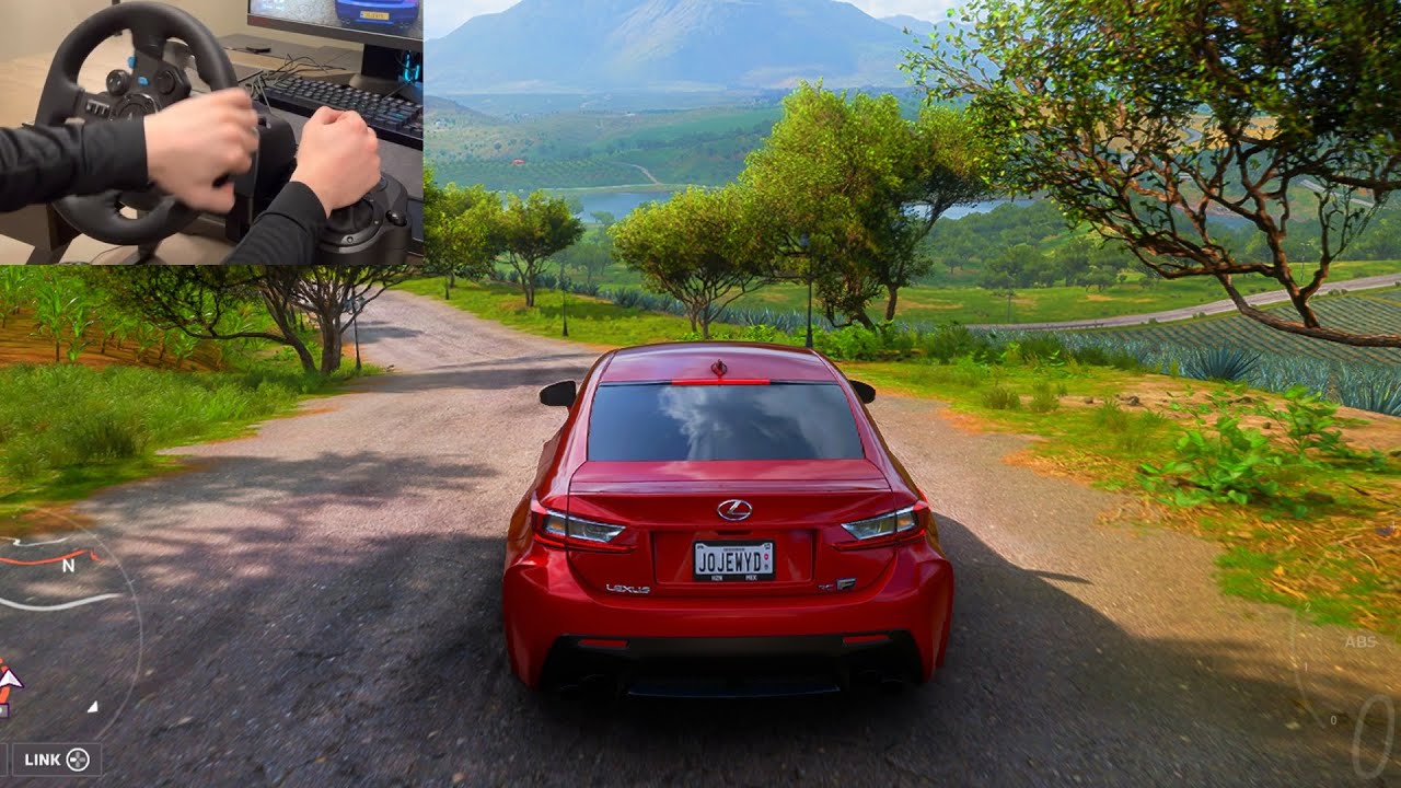 Lexus RC F - Forza Horizon 5 | Logitech G29 Gameplay - YouTube