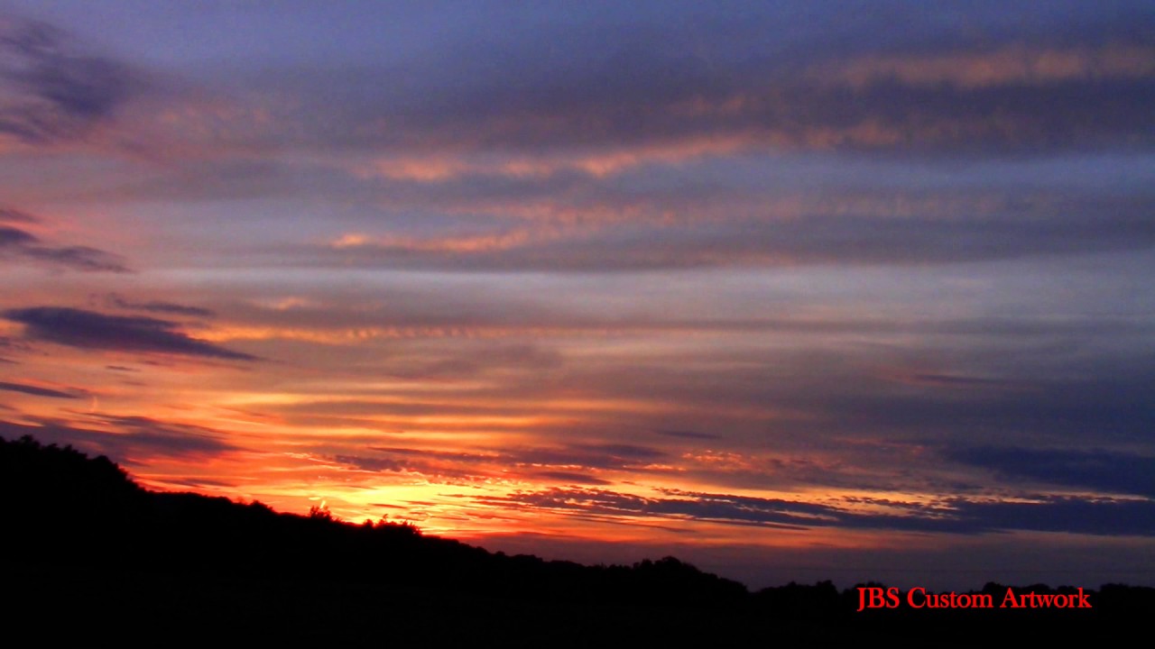 Hot Summer Night Sunset Time Lapse - YouTube