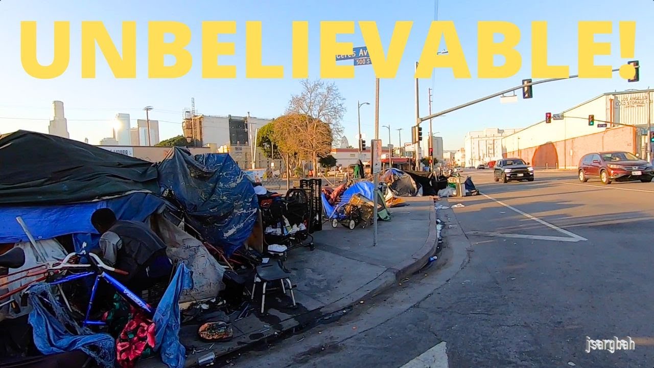 Update Los Angeles 5th Street Out Control Unbelievable Homeless Slum ...