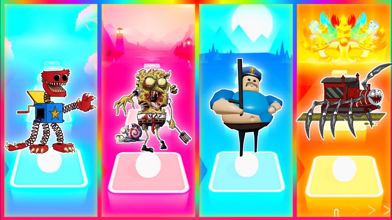 Boxy Boo vs SpongeBob Monster vs Bary Roblox vs Cho Cho Charles vs ...