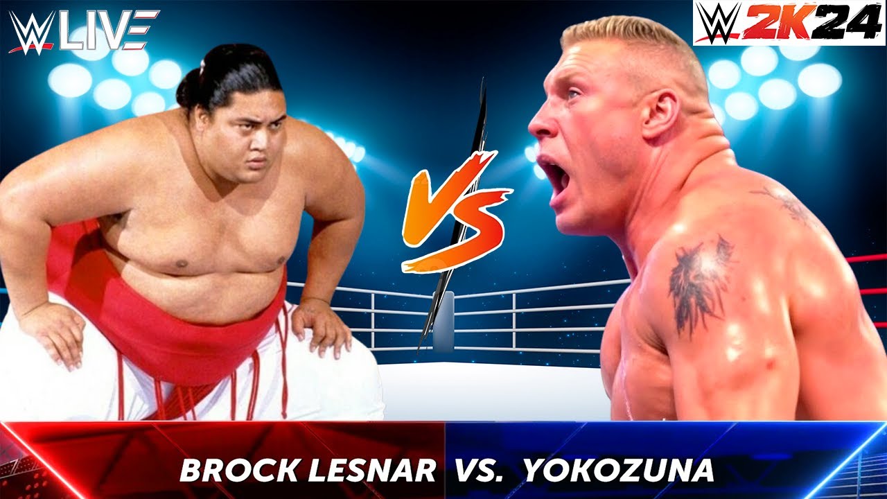Brock Lesnar VS Yokozuna - Last Man Standing Match - YouTube