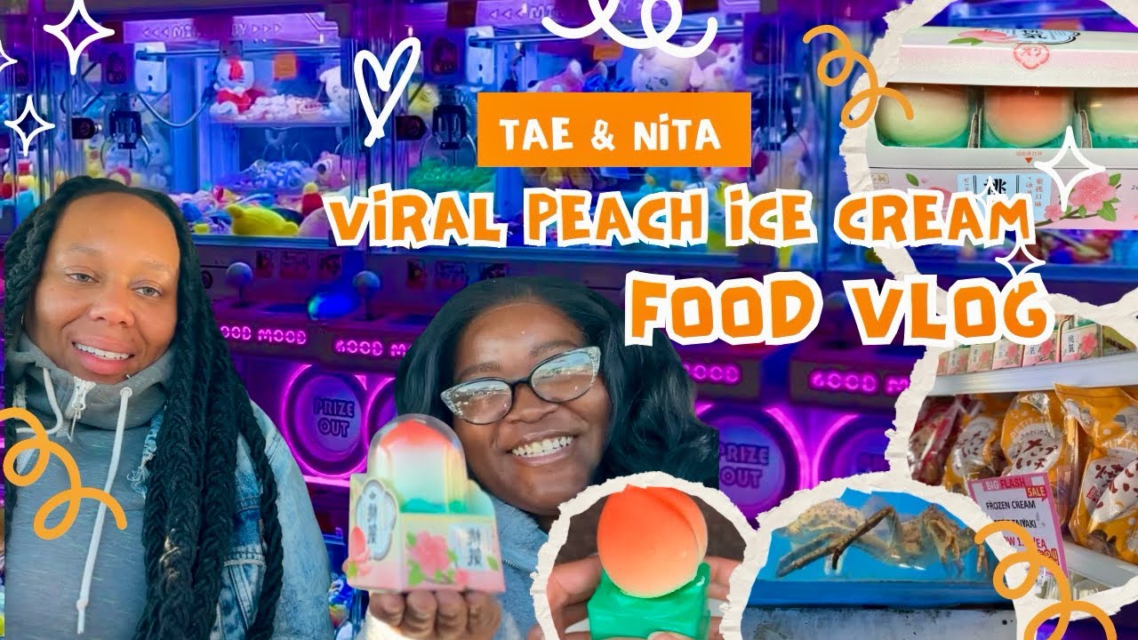 Trying the Viral TikTok Peach Ice Cream – Is It Worth the Hype?! 🍦 - YouTube