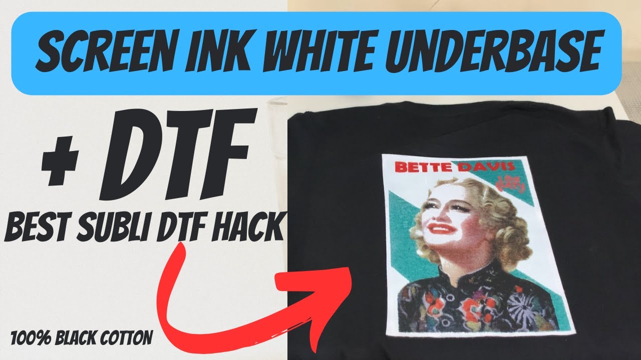 Mastering the WHITE Underbase SCREEN INK | DTF SUBLIMATION Hack👕 - YouTube