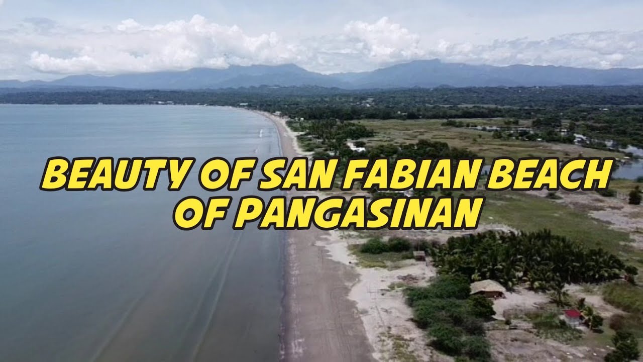 Beauty of San Fabian Beach Pangasinan, Drone shots - YouTube