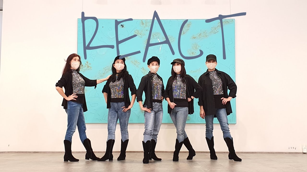 "REACT" LINE DANCE - YouTube