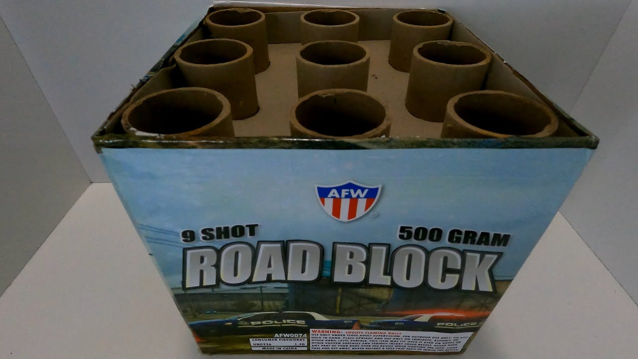 Road Block By AFW Fireworks - YouTube