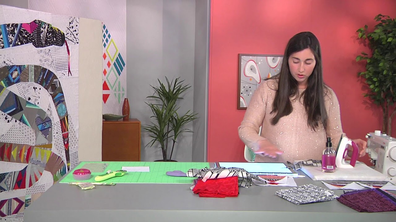 Fussy cut paper piecing motifs on Fresh Quilting with Sarah Sharp (210 ...