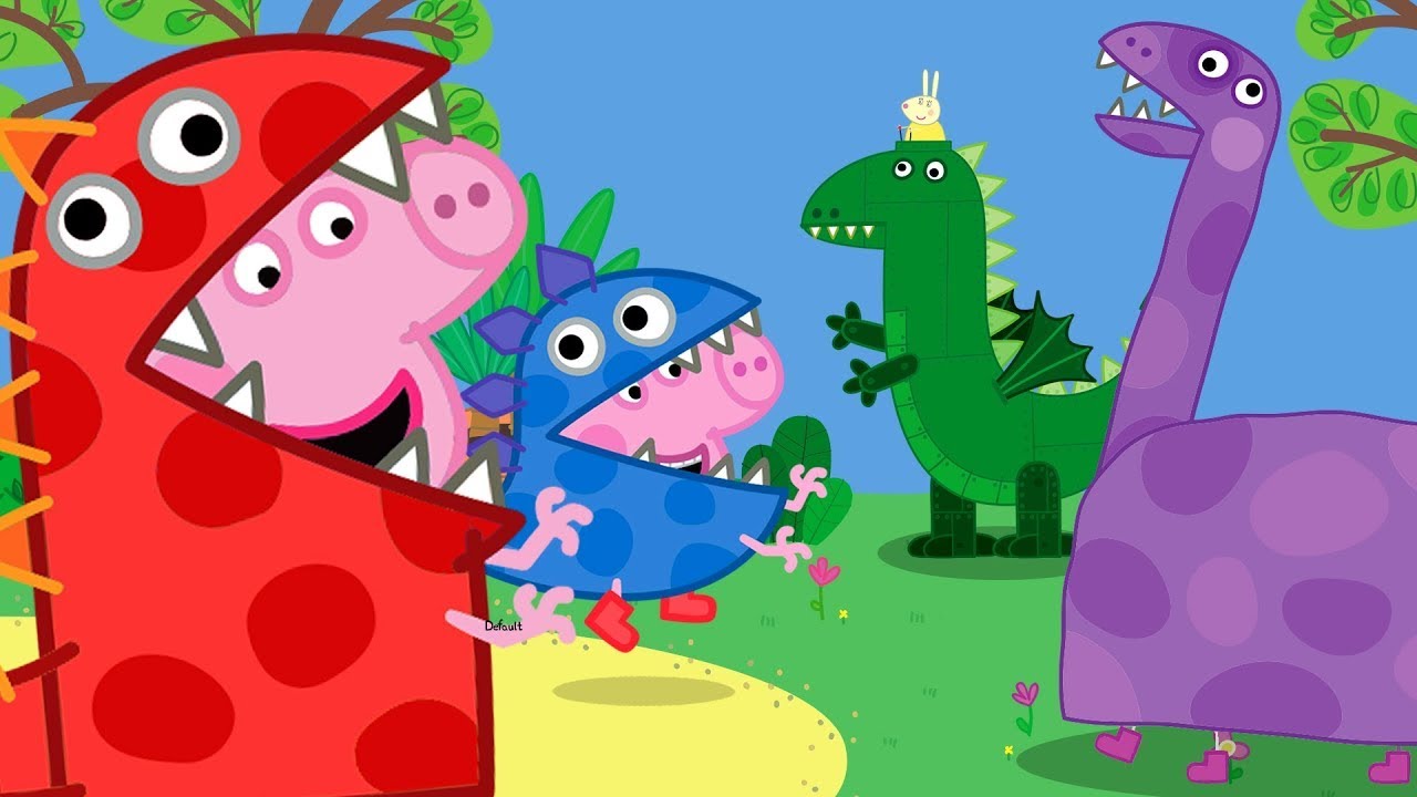 George's Dress Up Dinosaur Party! 🦕 | Peppa Pig Official Full Episodes ...