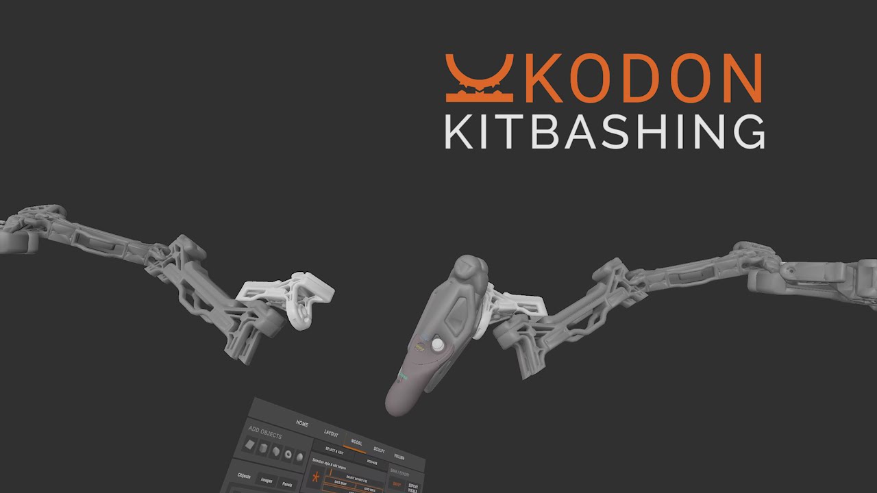 KITBASHING - exciting new features in KODON soon! - YouTube