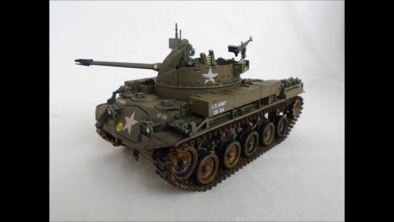 M42 Duster from Vietnam War AFV Club 1/35 - YouTube