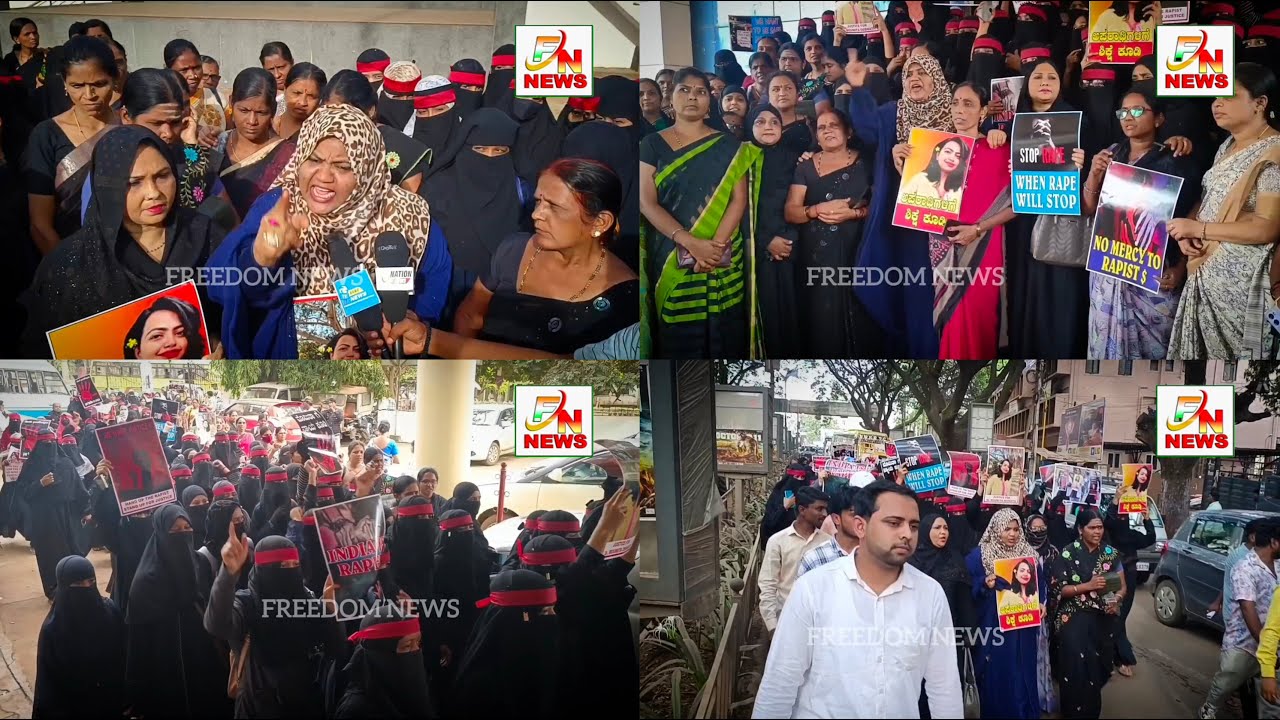 HUBLI PEOPLE PROTEST || JUSTICE FOR DOCTOR MOUMITA DEBNATH - YouTube