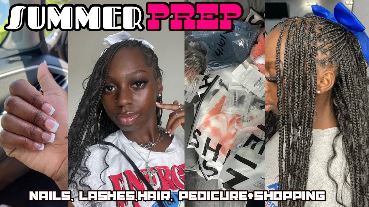 PREP W/ME FOR A TRIP | shopping, hair apt, nails, lashes + koren bbq ...