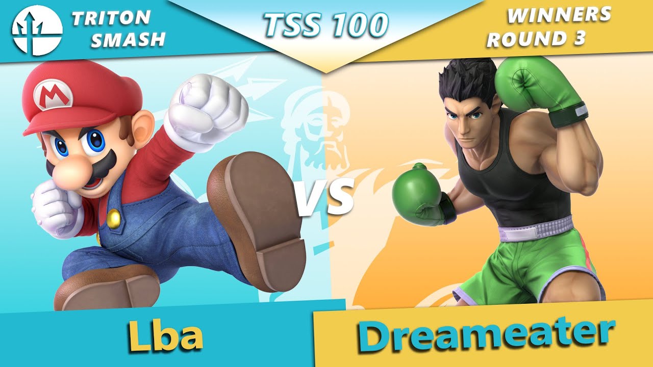 TSS 100 - Dreameater (Little Mac) vs Lba (Mario) - WR3 - SSBU - YouTube