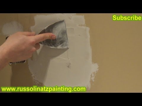 Drywall Repair - How to Fix a Small Hole in the Wall using California ...
