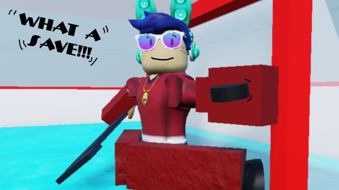 I became the GREATEST GOALIE in ROBLOX HOCKEY! - YouTube
