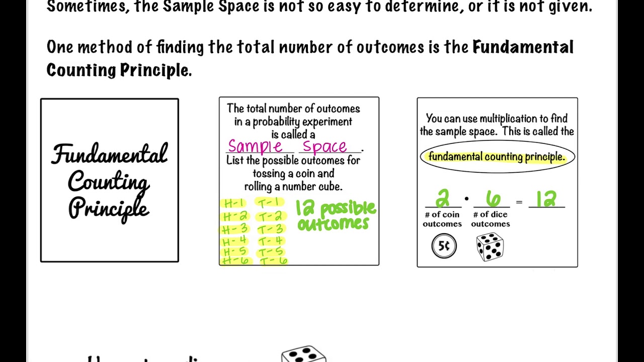 Probability Basics: Sample Space and Fundamental Counting Principle ...