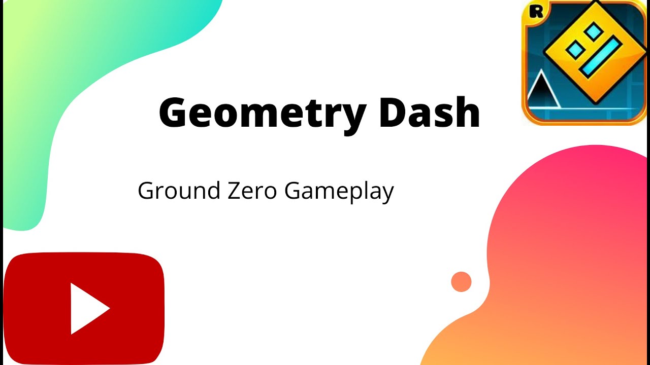Geometry dash Ground Zero (100% Gameplay) - YouTube