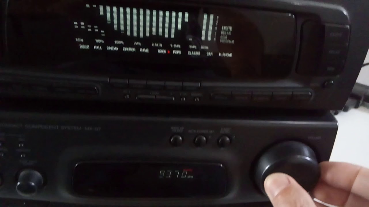 System JVC MX G7 - YouTube