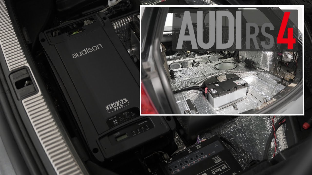 Audio B7 RS4 Upgrades Episode 1 Audison and JL Audio - YouTube