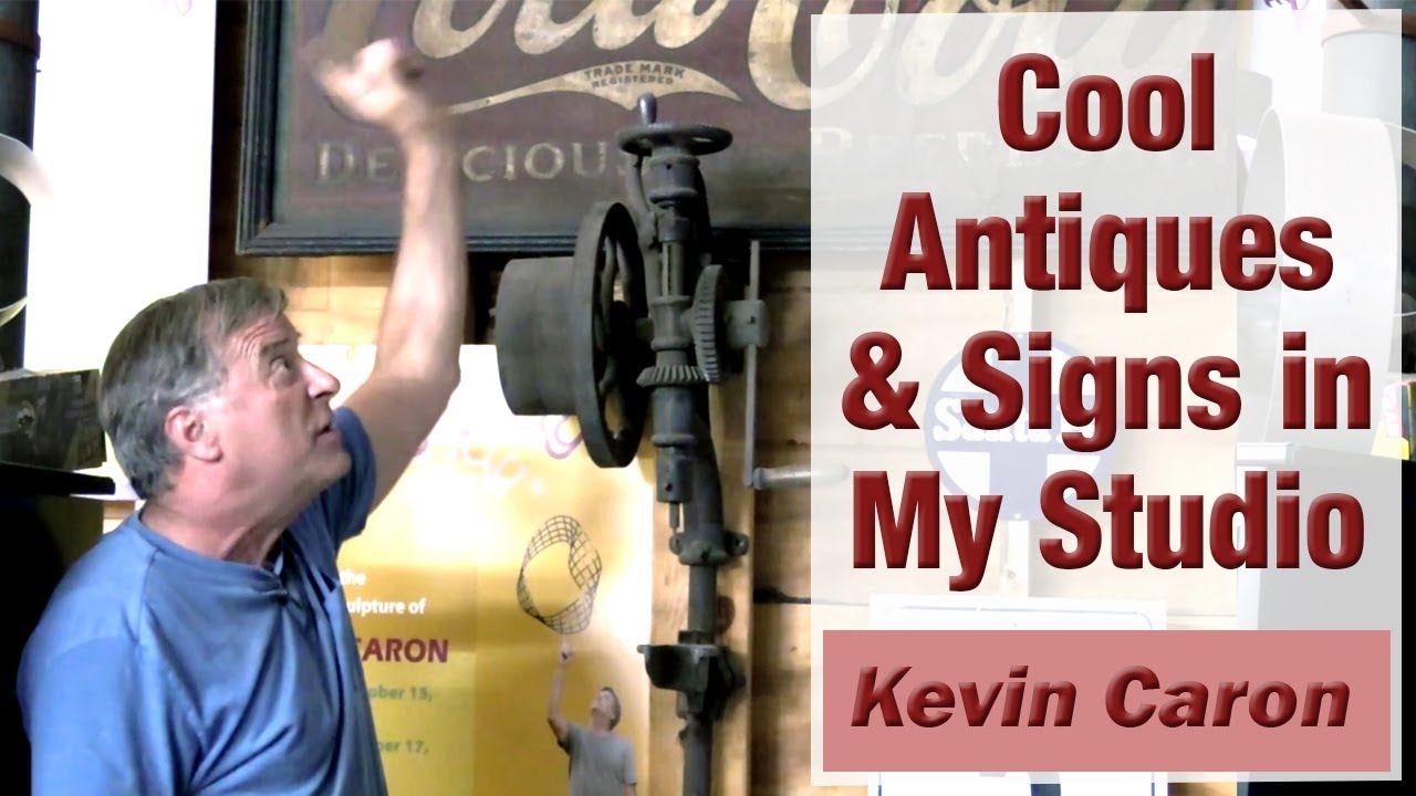 A Tour of Some of the Antiques in My Studio - Kevin Caron - YouTube