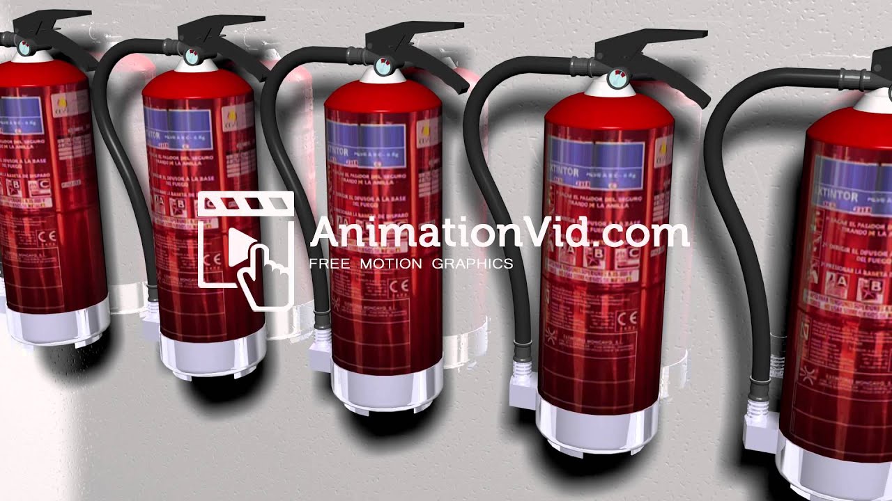 Fire Extinguishers Animation Video - YouTube