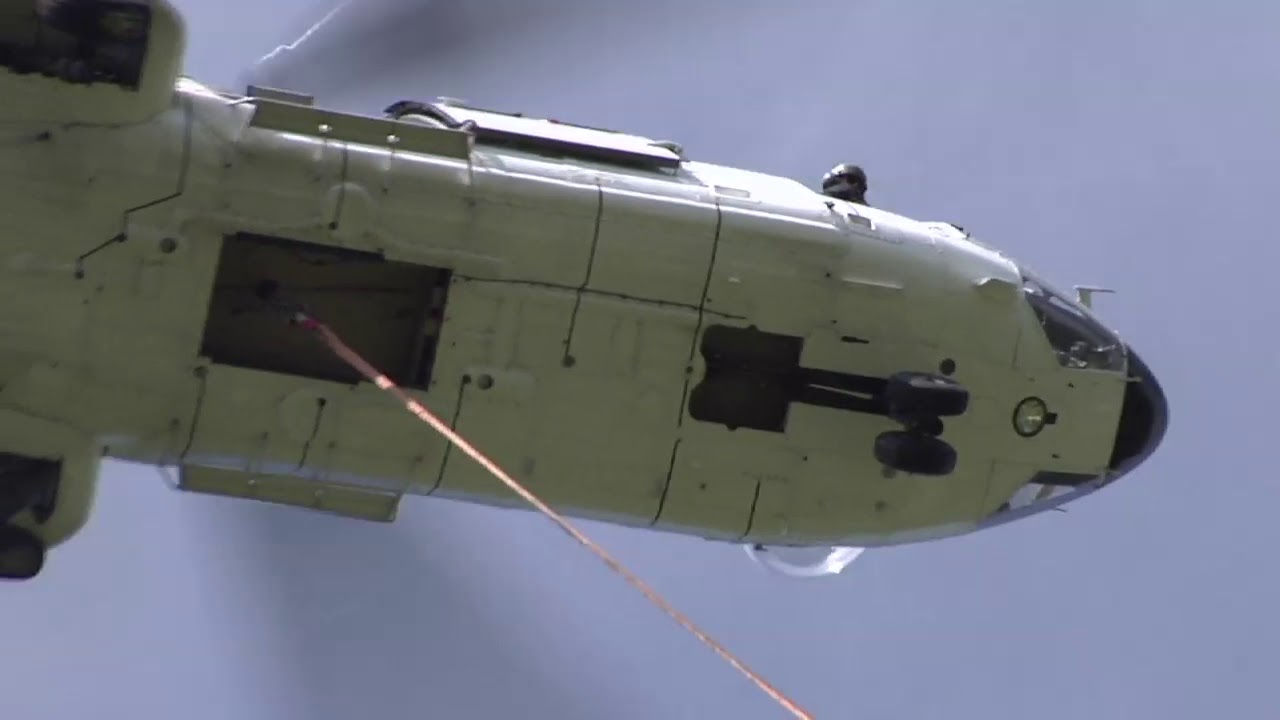 Mountain Side Concrete - Helicopter Cement Pouring! - YouTube