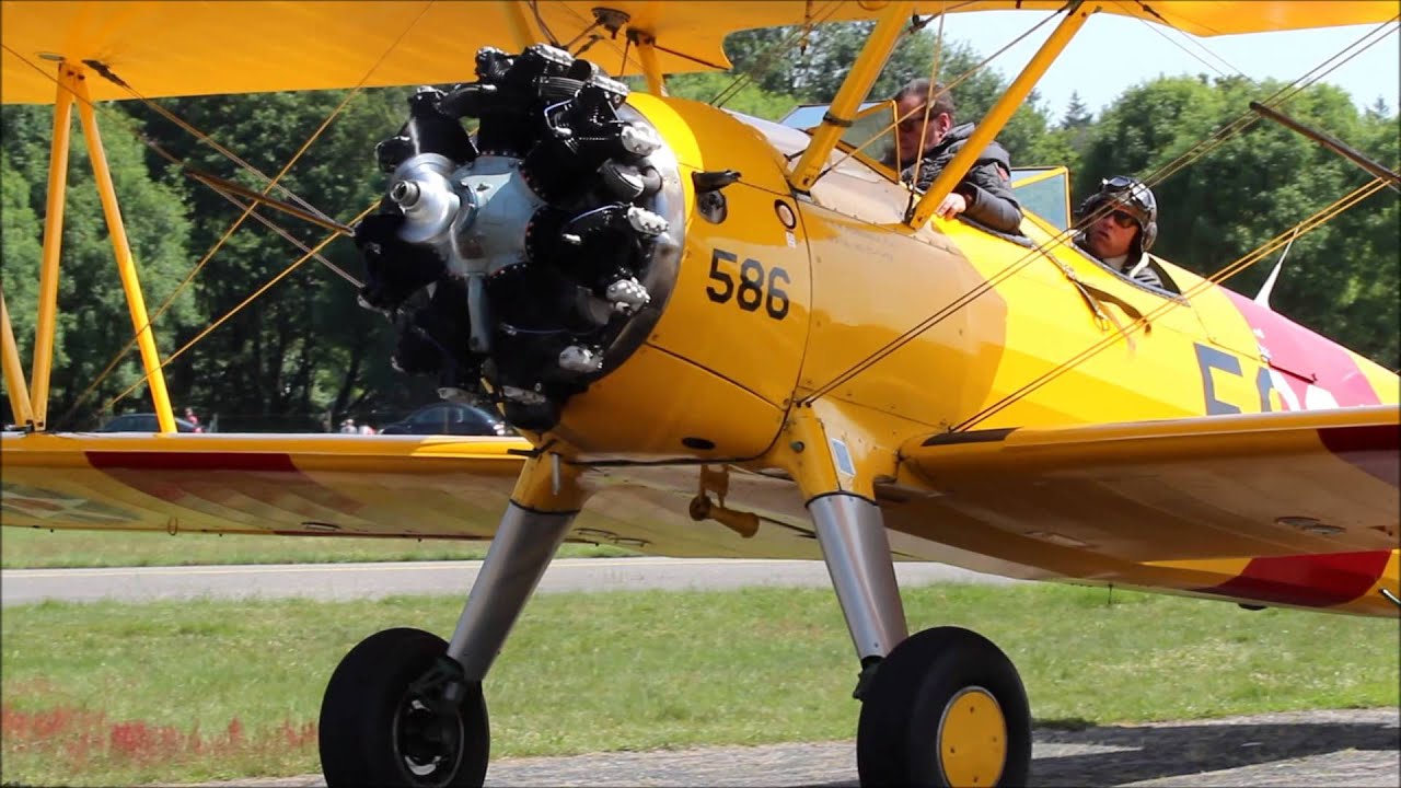 Boeing Stearman N2S-3 - YouTube