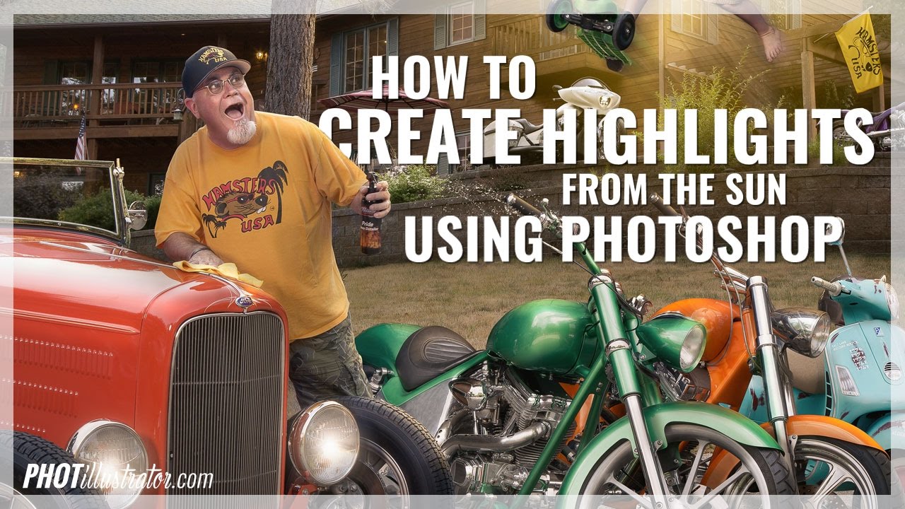 How to Create Highlights from the Sun using Photoshop | how-to-create-highlights-from-the-sun-using-photoshop