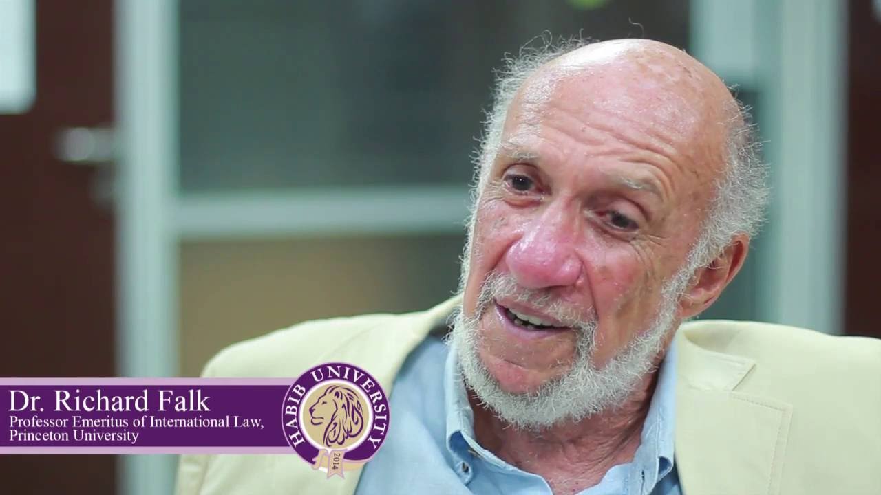 Dr. Richard Falk talks Habib University - YouTube