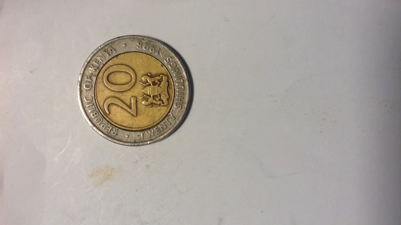 Kenya 20 Shilling 1998 Coin - YouTube