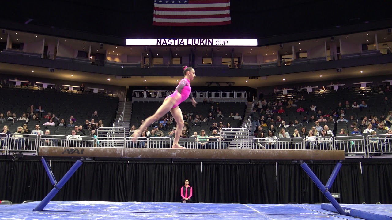 Madison Ulrich - Balance Beam – 2020 Nastia Liukin Cup - YouTube