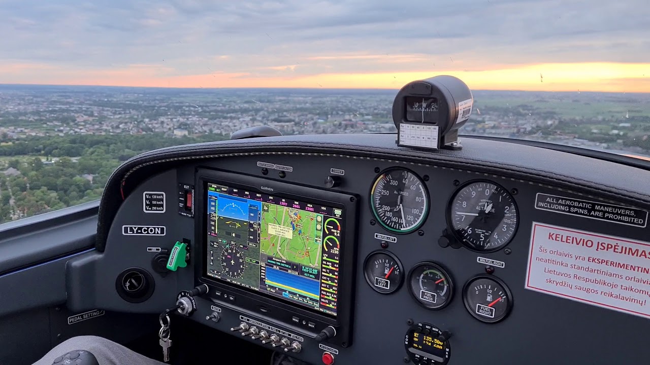 Bristell NG5 landing in the evening (EYKS). - YouTube