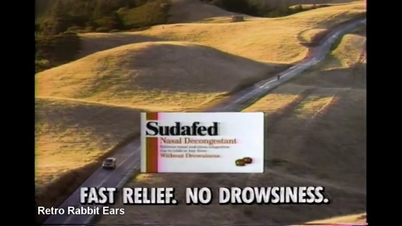 1992 Sudafed TV Commercial Motorcycle & Car Version - YouTube