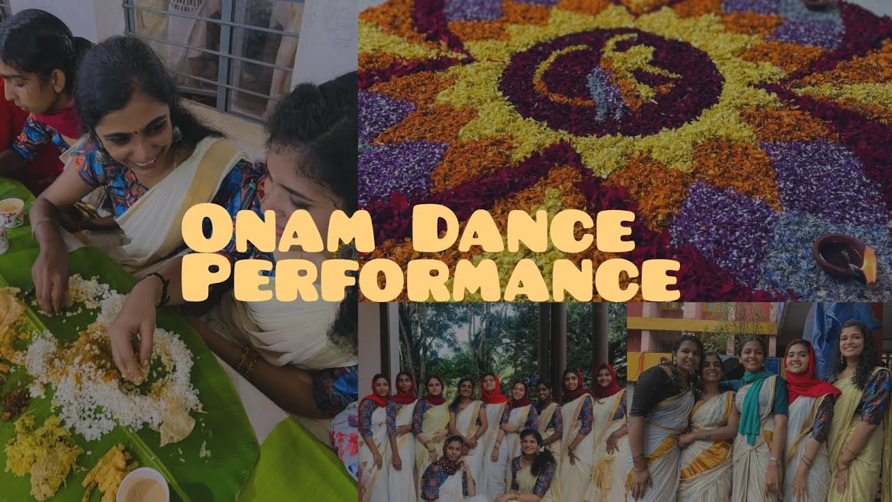 Onam dance performance|Gov college malappuram | Nandhana sethu - YouTube