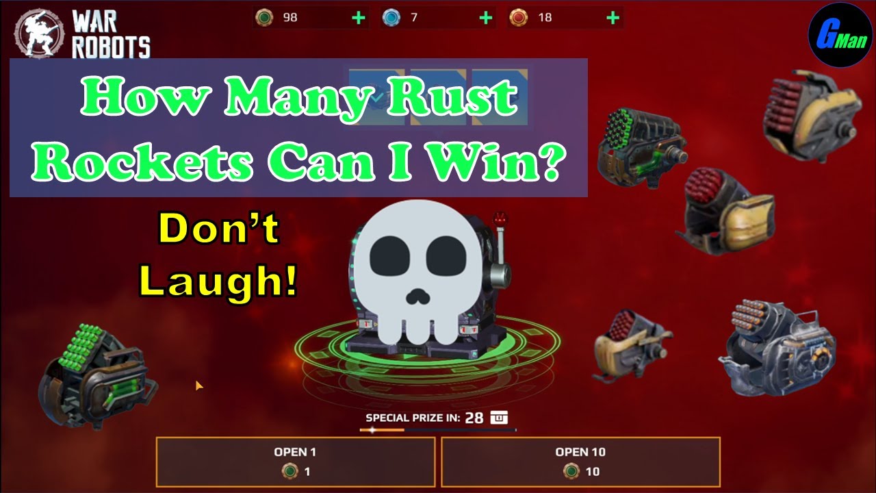 How Many Rust Rockets? | WR - War Robots - YouTube