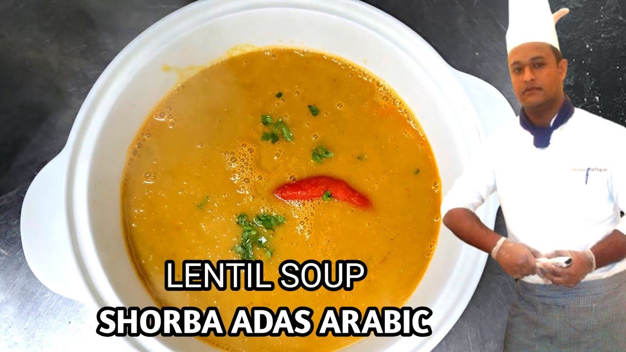 Lentil soup arabic style! Shorbat adas arabic style! Ades shorba arabic ...