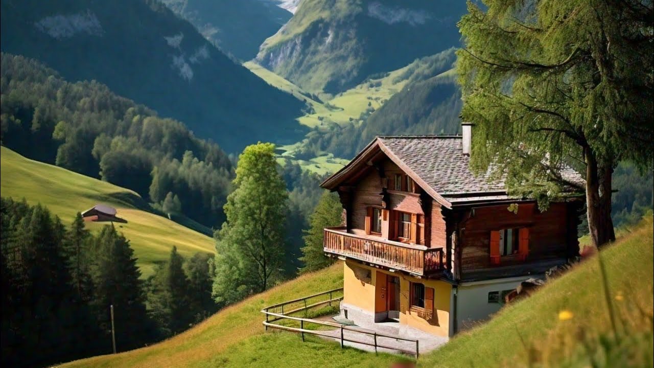 Swiss🇨🇭| swiss in 4k | visit swiss in rain | swiss in rain 4k video | # ...