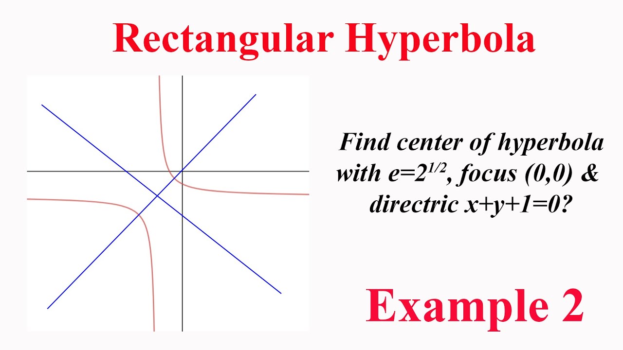 Rectangular Hyperbola Which Of The Following Is Not True For